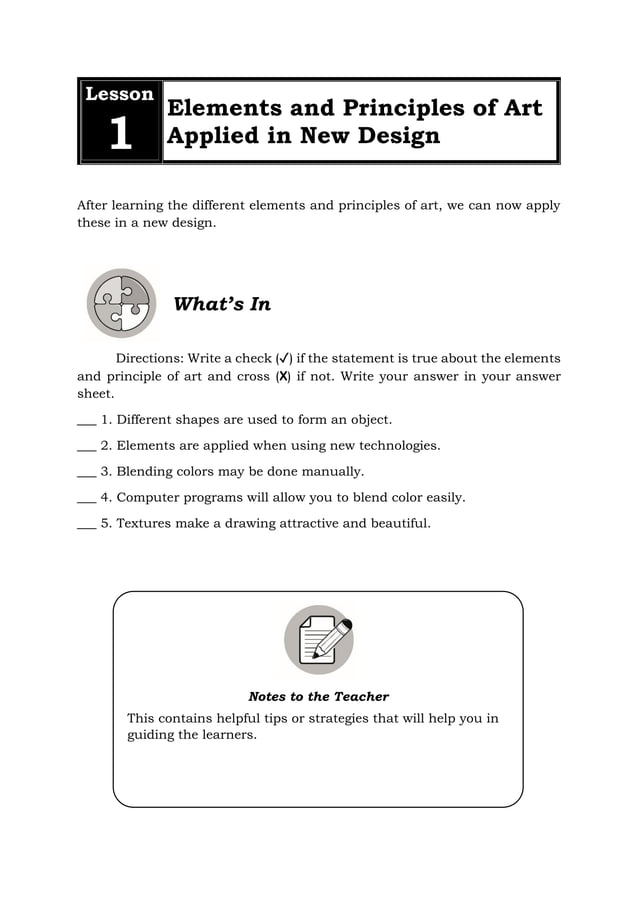 Arts6_Q3_Mod1_Elements and Principles of Art Applied in New Design.pdf ...