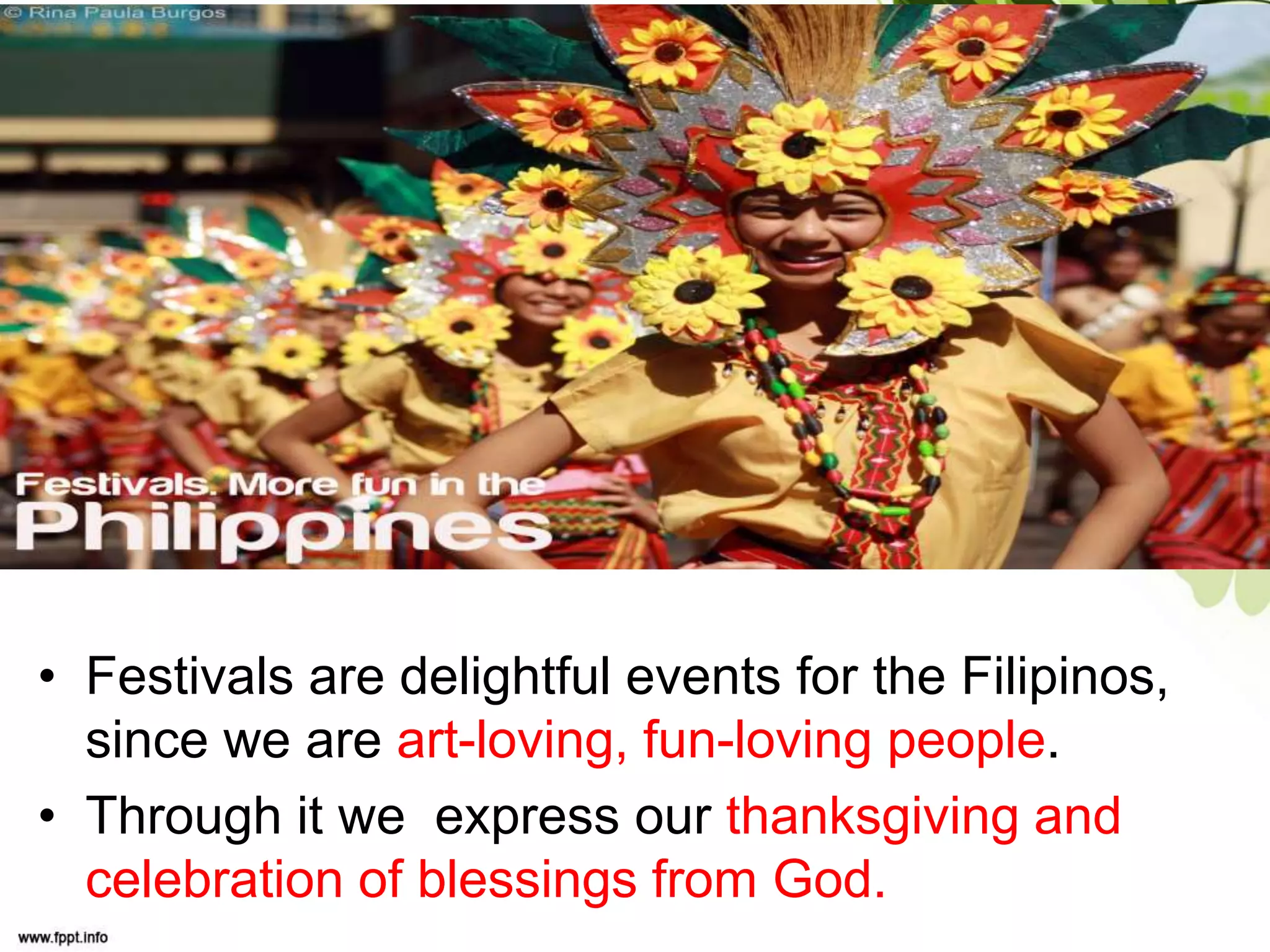 Philippine Festivals and Theatrical Forms | PPT