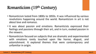 Arts 9 Lesson 2 - Romantic Period.pptx