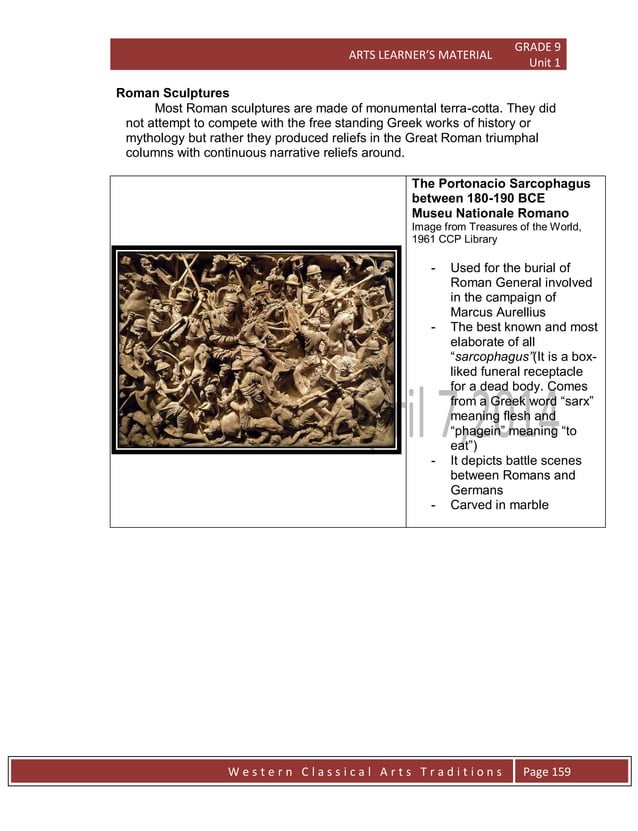 MAPEH Arts Grade 9 | PDF | Design | Fine Art