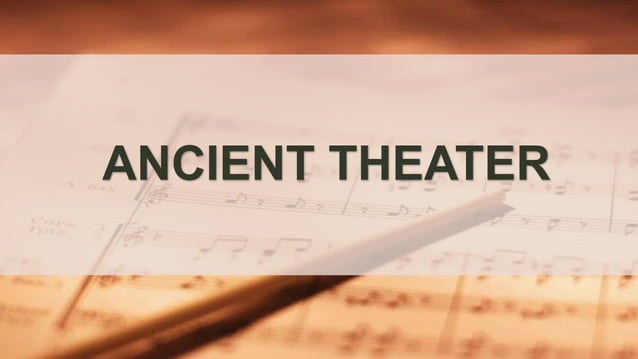 arts 9 q4 leson 1 EVOLUTION OF THEATRICAL FORMS.pptx | Theater | Fine Art