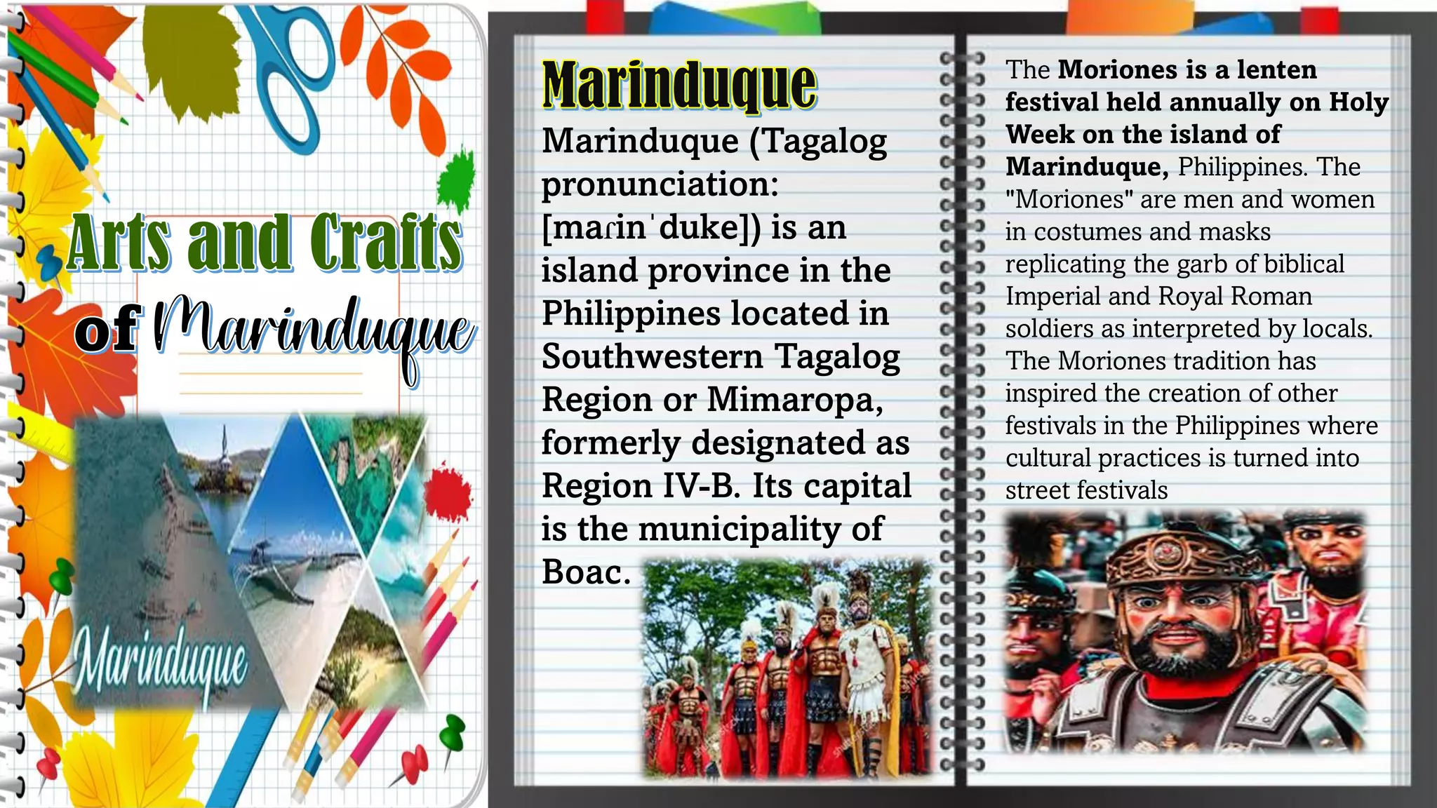 ARTS AND CRAFTS OF MIMAROPA MAPEH 7 ART LESSON | PDF