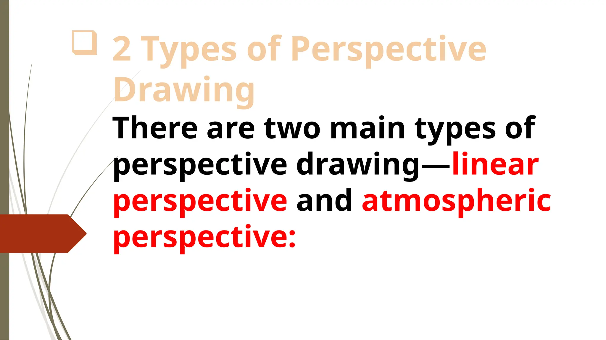 Arts Activity - Perspective Drawing.pptx | 3-D Graphics | Computer ...