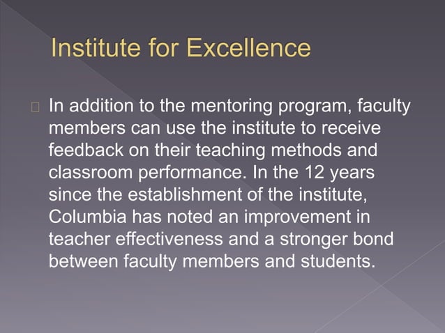 Art Samberg Funds Arthur J. Samberg Institute for Teaching Excellence ...