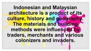 Arts and crafts of Indonesia and Malaysia | PPTX