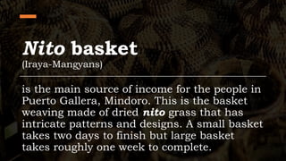 ARTS AND CRAFTS OF MIMAROPA Powerpoint Presentation | PPTX