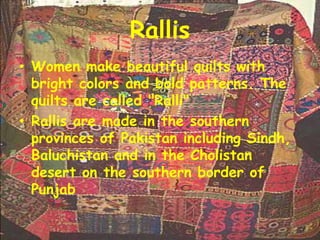 Arts and crafts of pakistan | PPTX