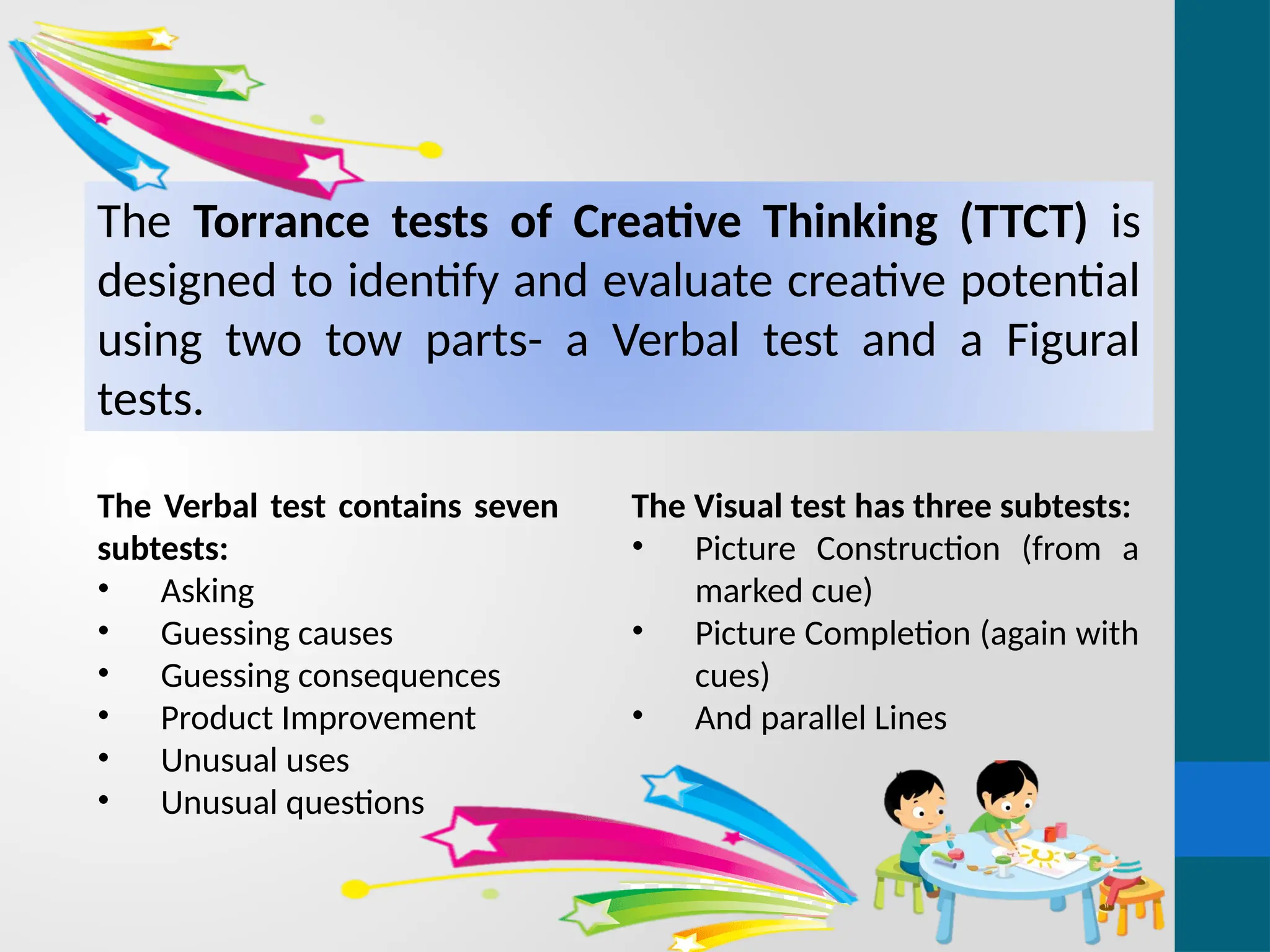 ARTS AND CREATIVITY-LITERACY in Childrenpptx | PPTX