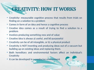 ARTS AND CREATIVITY-LITERACY in Childrenpptx | PPTX