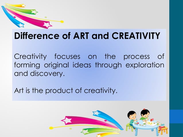 ARTS AND CREATIVITY-LITERACY in Childrenpptx | PPTX | Drawing and ...