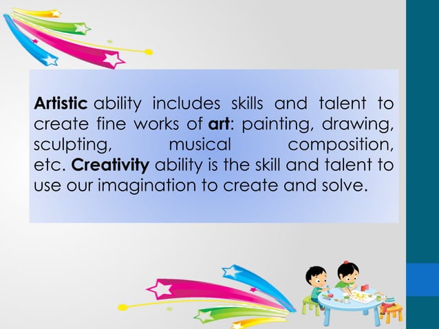 ARTS AND CREATIVITY-LITERACY in Childrenpptx | PPTX | Drawing and ...