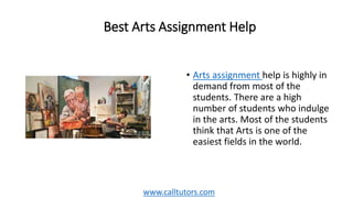 Arts assignment help | PPTX