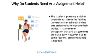 Arts assignment help | PPTX