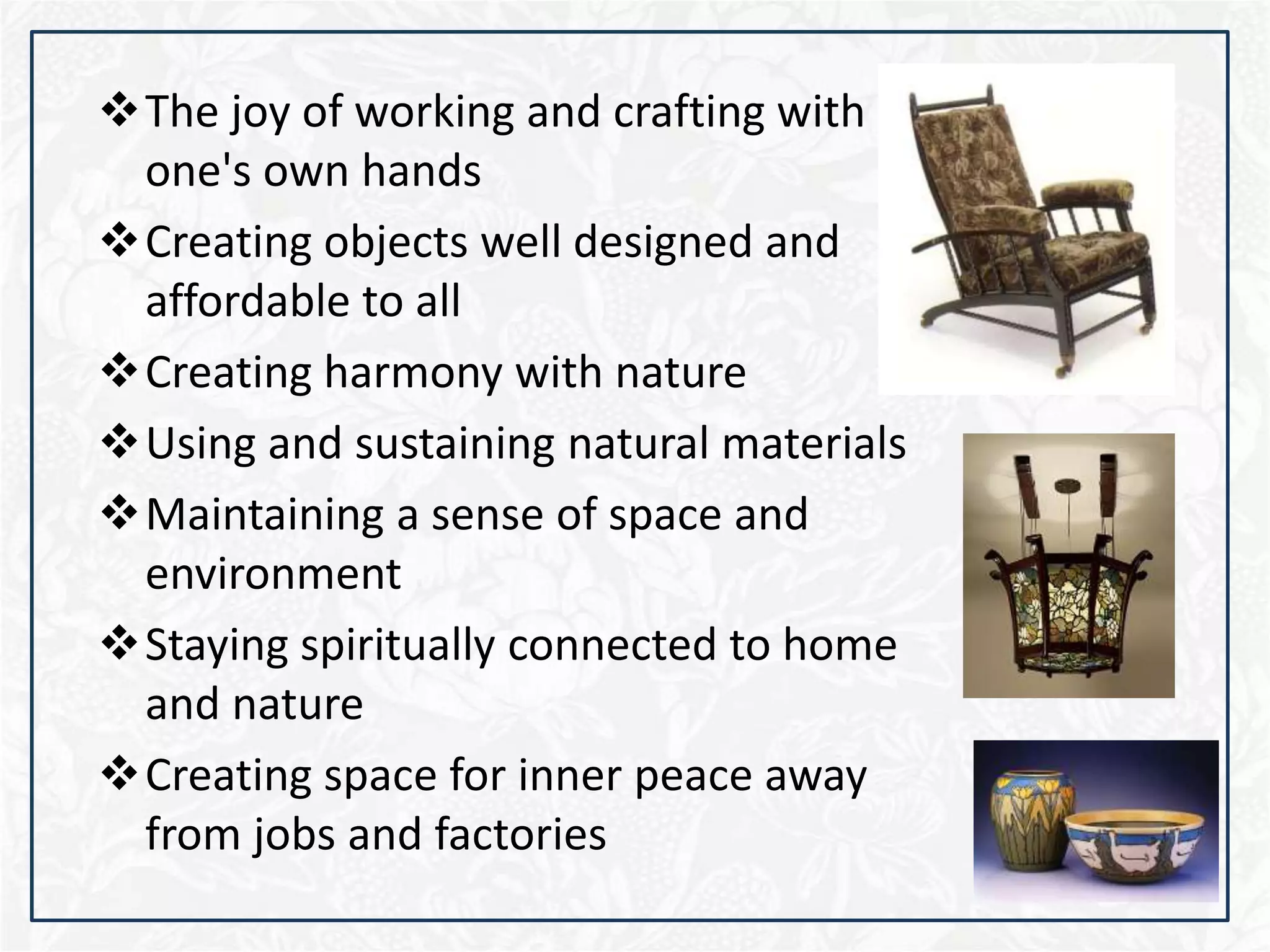 Arts and crafts Movement | PPTX