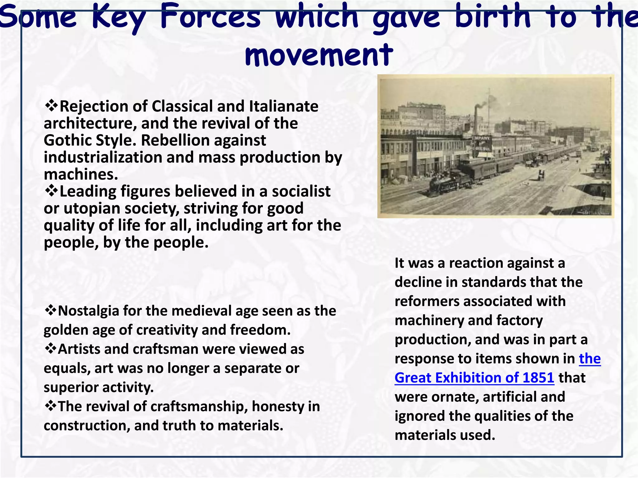 Arts and crafts Movement | PPTX