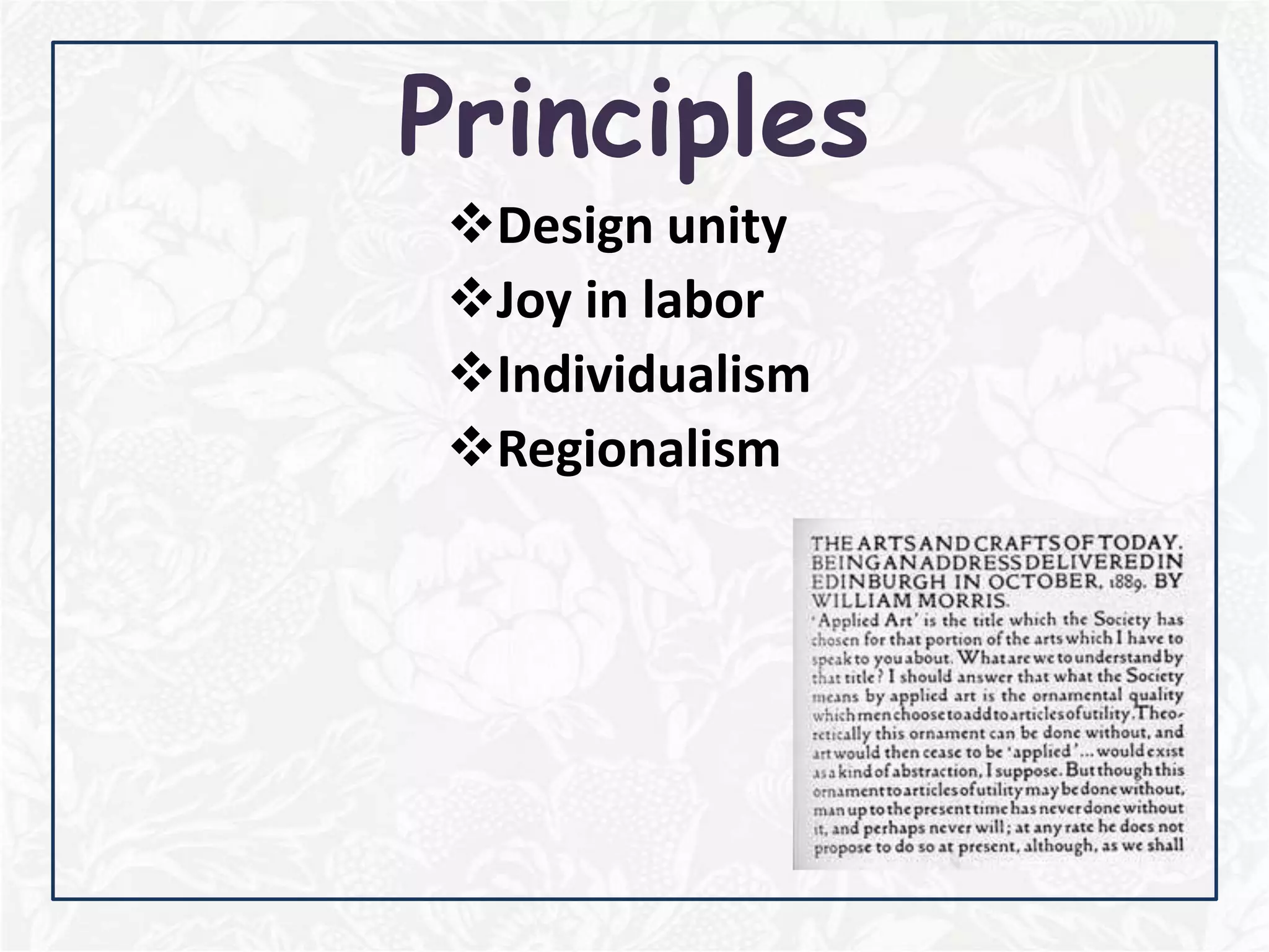 Arts and crafts Movement | PPTX