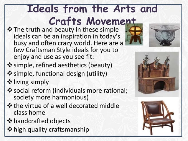 Arts and crafts Movement | PPTX