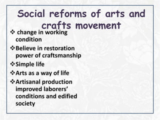 Arts and crafts Movement | PPTX