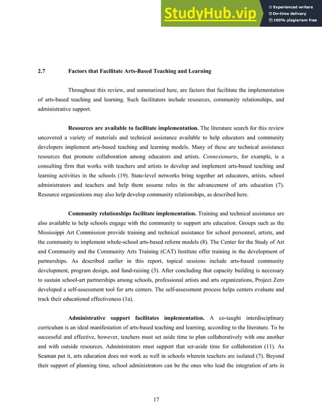 Arts Based Teachingand Learning | PDF