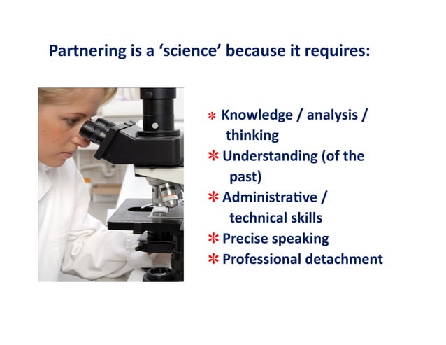 Art & science of cross sector partnerships | PPT