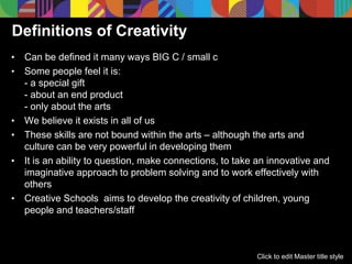 Arts Creative Learning and Creativity.ppt