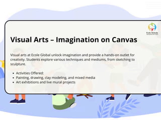 Arts & Culture at Ecole Global Music, Drama & Visual Expression. | PDF