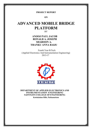 Arts final project(MOBILE BRIDGE PLATFORM) | PDF