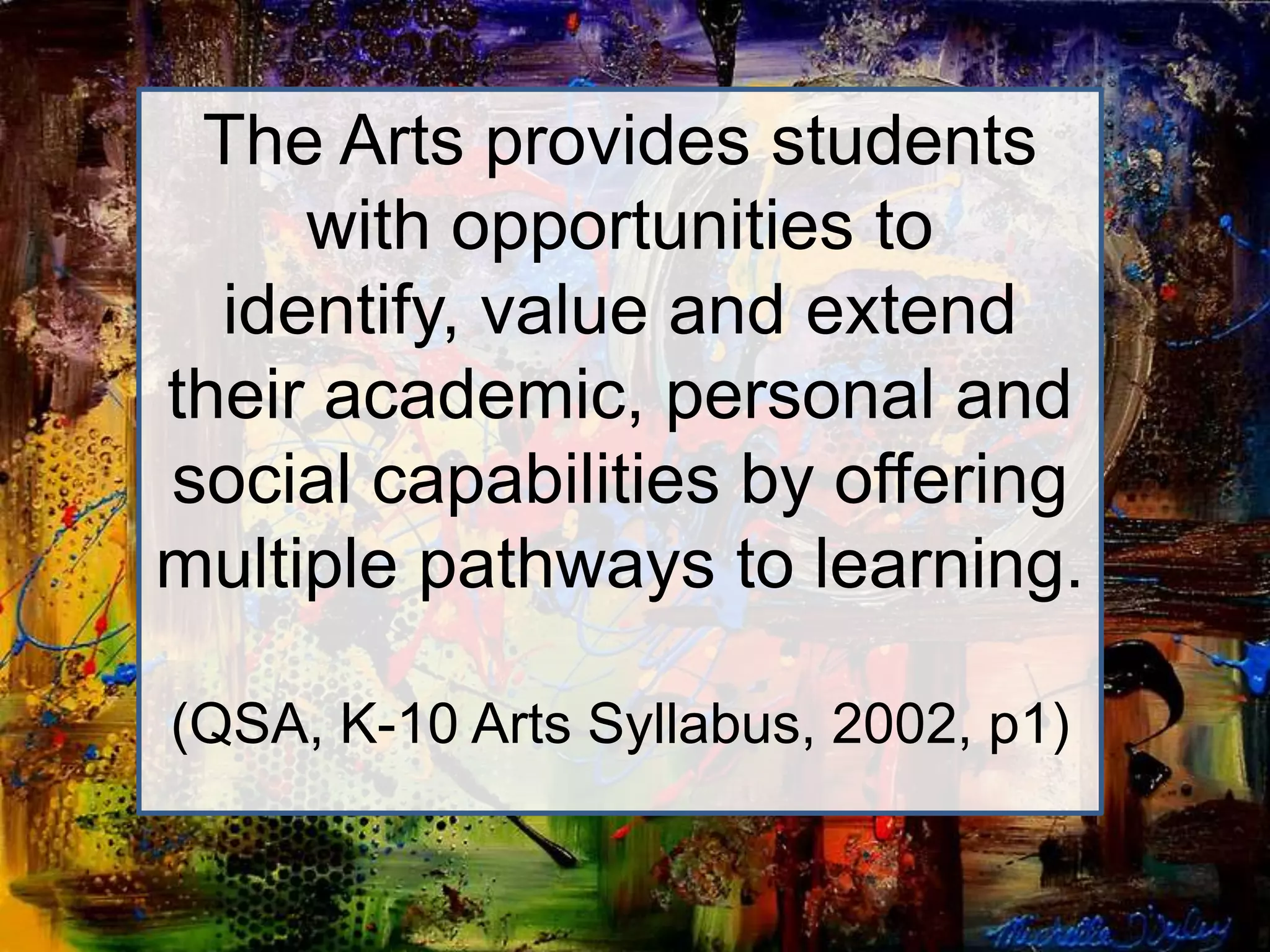 Arts In Education | PPTX