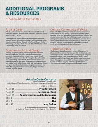 City of Salina-Arts Infusion Program | PDF | Professional School ...