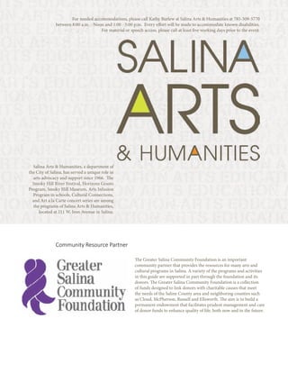 City of Salina-Arts Infusion Program | PDF | Professional School | Postgraduate Education