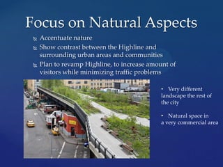 Arts in nyc highline proposal | PPTX