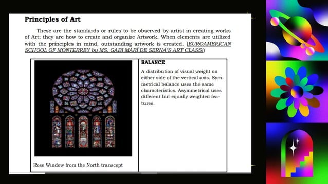 arts lesson 1. Elements and Principles of Arts in Western and Classical ...