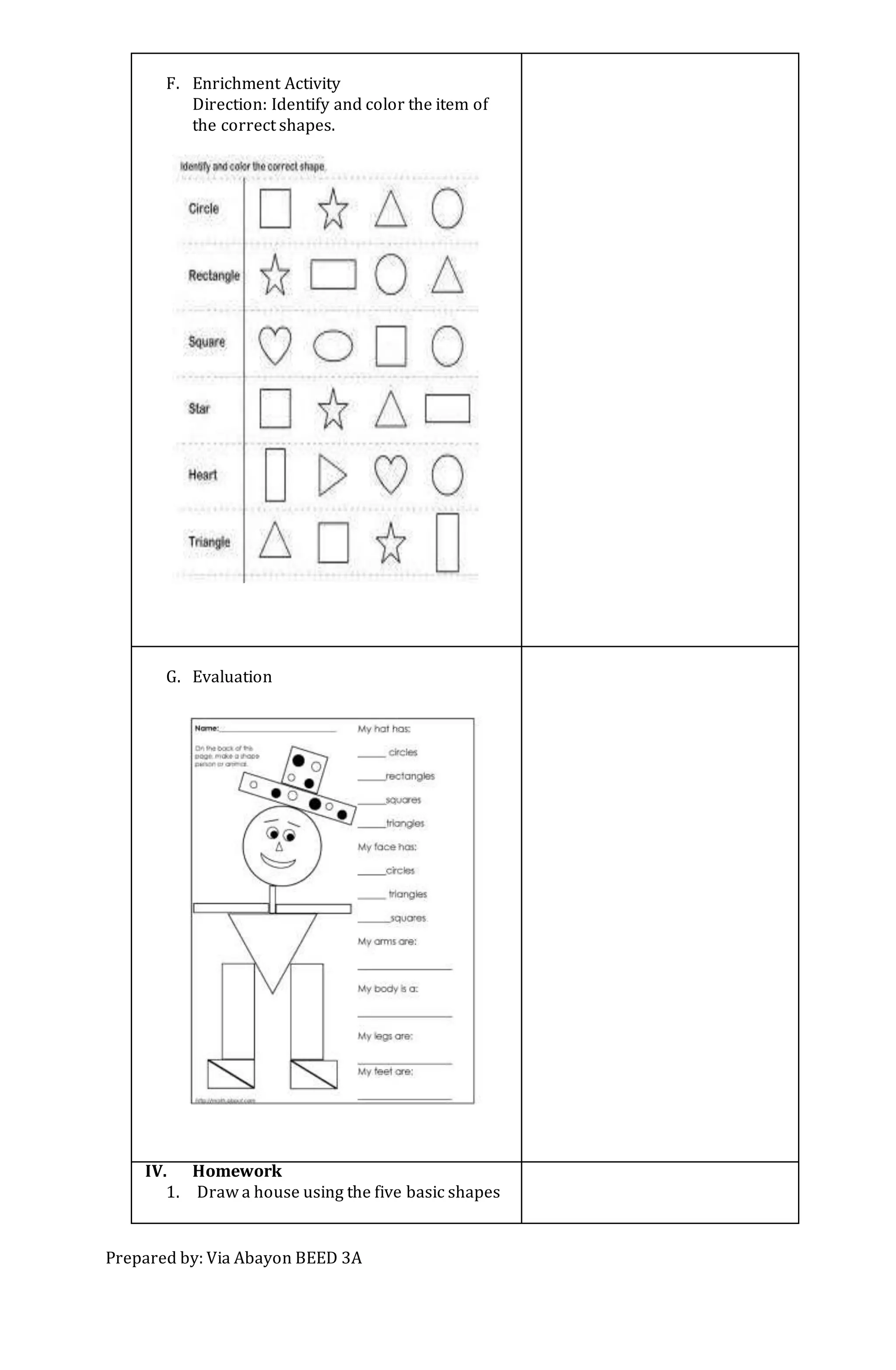 MAPEH arts lesson plan for grade 1-2 | DOCX