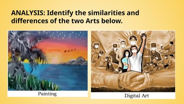 Arts _– Module 1 Elements and Distinct characteristics of technology ...