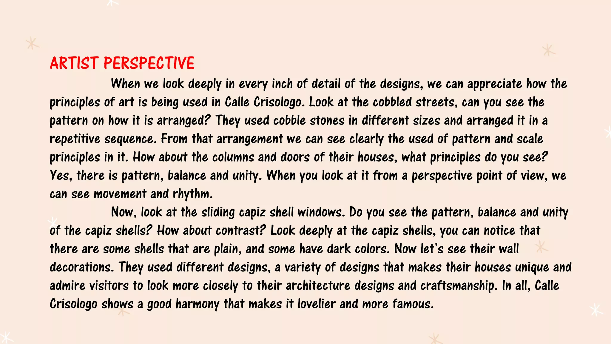 PRINCIPLES OF ARTS | PPTX
