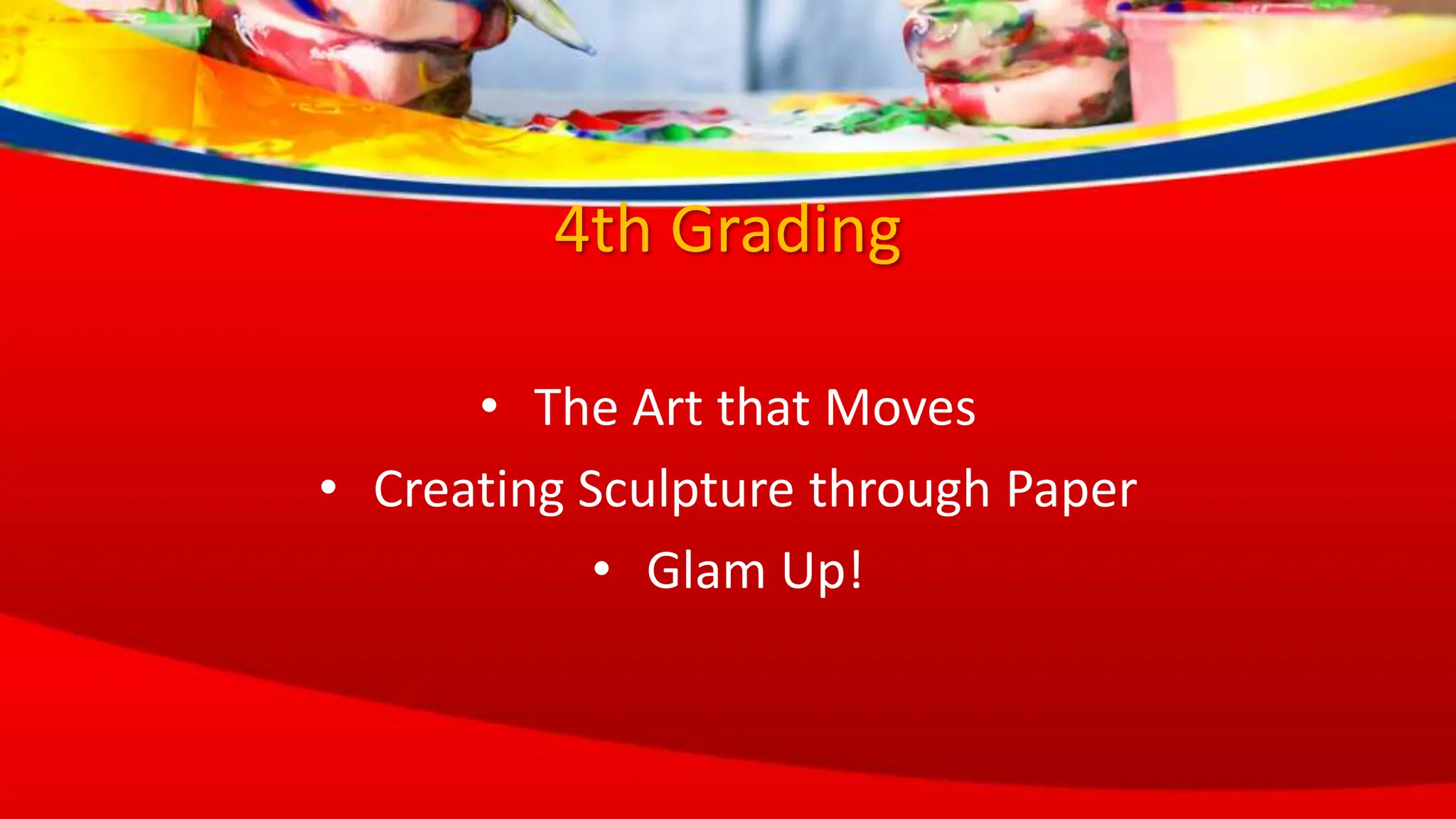 Arts 5 ,fourth grading lessons, mobile art, animal sculpture and glam ...