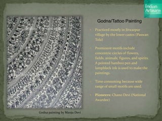 Crafts of Bihar- An overview by Indian Artisans Online | PPTX