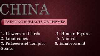 Arts of China | PPTX