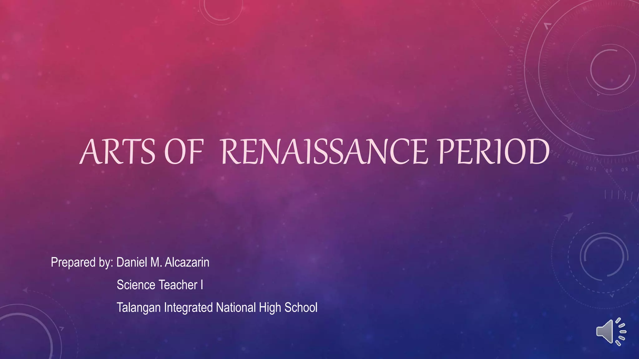 MAPEH Grade 9 - Arts of the Renaissance Period - Second Quarter | PPTX