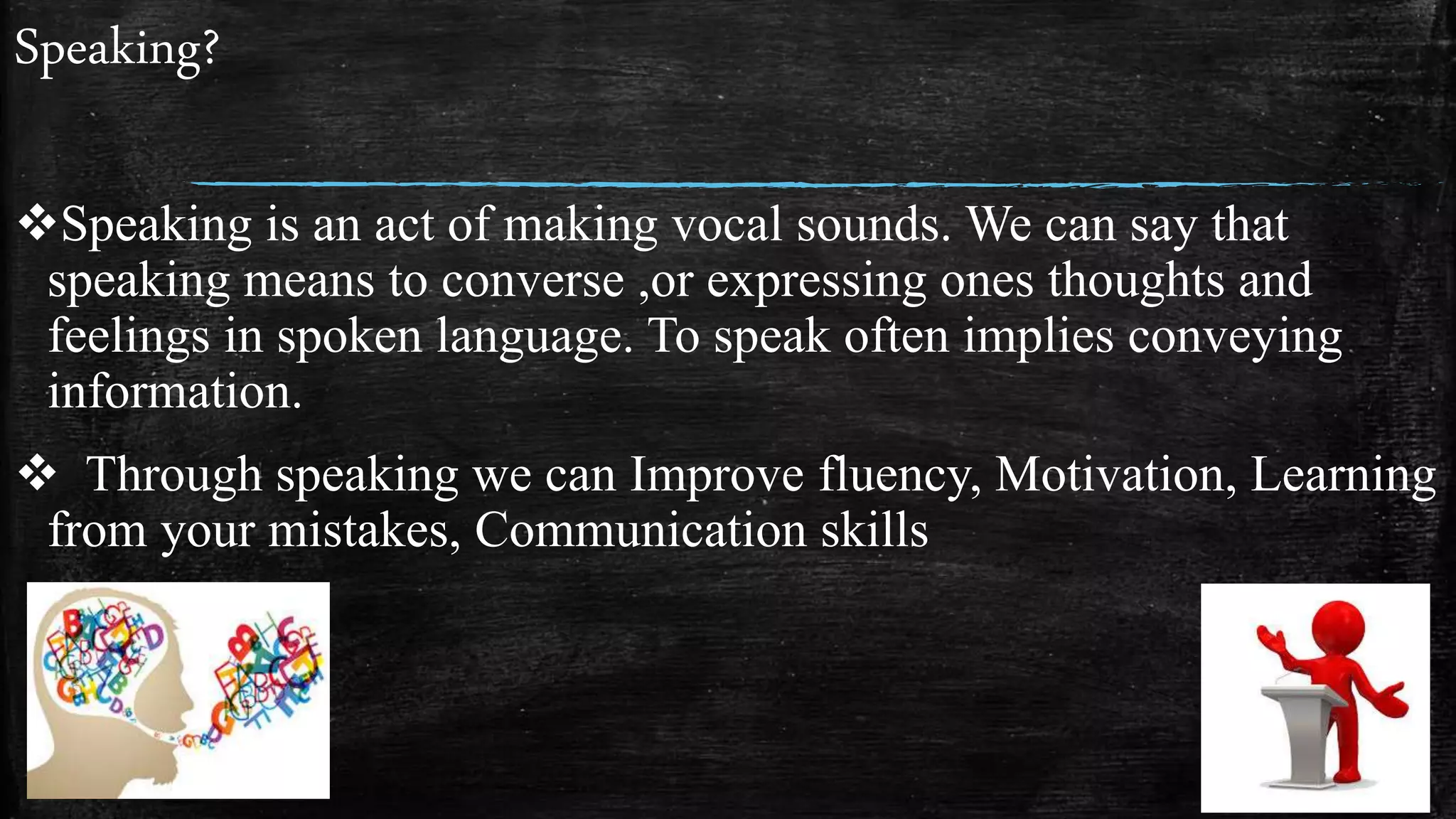 Arts of speaking | PPTX