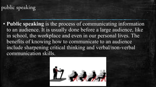 Arts of speaking | PPTX