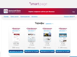 Artsofte: Инструмент smartpage для банковского сектора | PDF