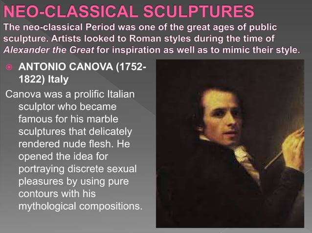 Arts of the neo classical period (1780-1840) | PPTX