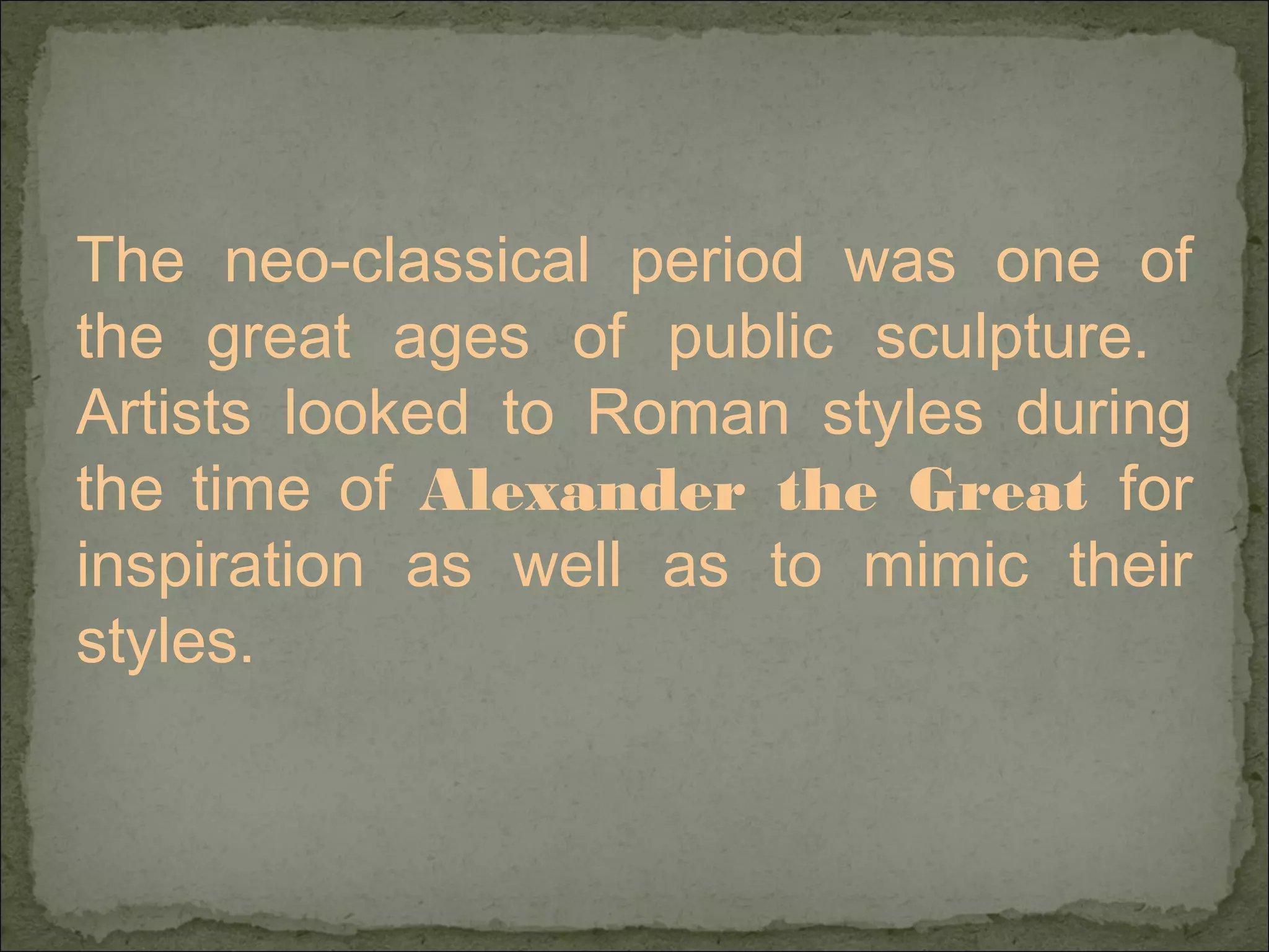 Arts of the Neo-Classical and Romantic periods | PPT