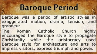 Arts of the Renaissance and Baroque Period MAPEH 9 | PPTX