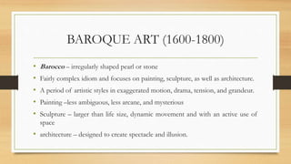 Arts of the RENAISSANCE AND BAROQUE Periods.pptx