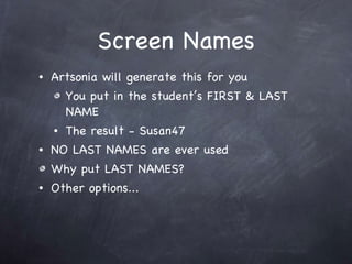 Artsonia - Getting Started | PPT
