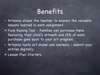Artsonia - Getting Started | PPT