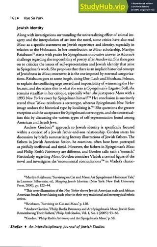 Art Spiegelman S Maus A Survivor S Tale A Bibliographic Essay | PDF