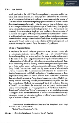 Art Spiegelman S Maus A Survivor S Tale A Bibliographic Essay | PDF